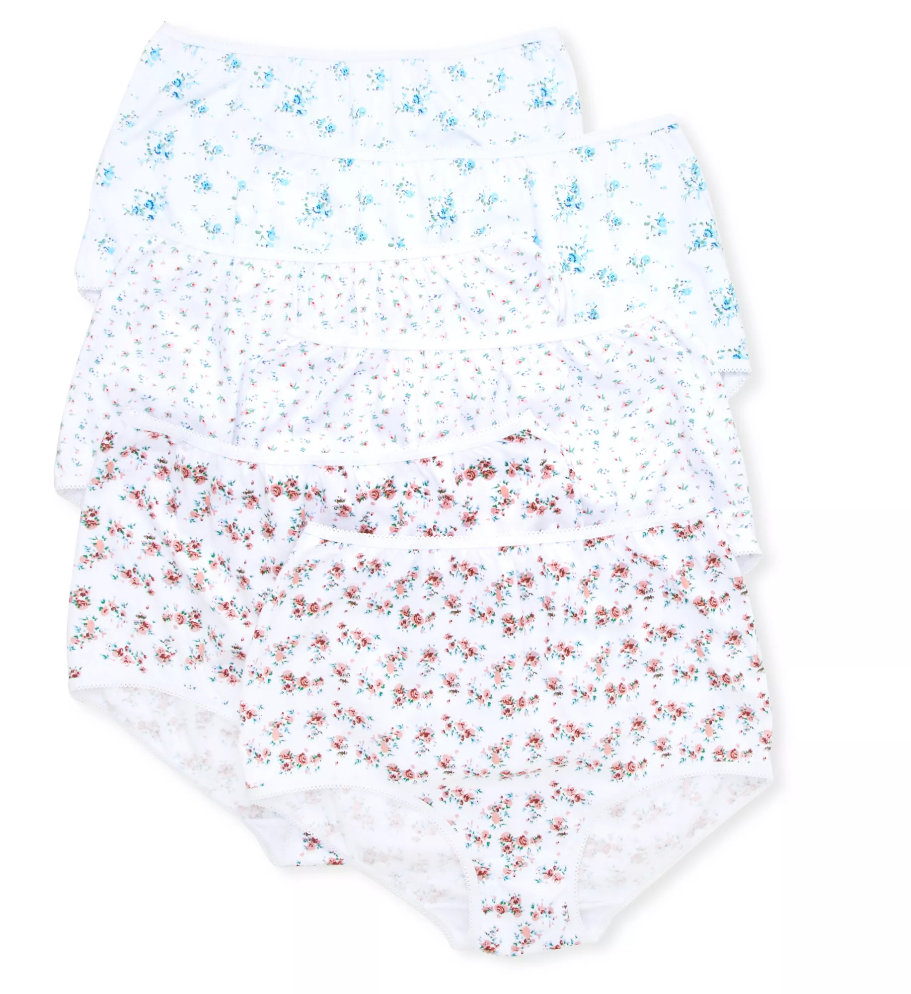 Floral Cotton Brief Panty 6 Pack Floral 13