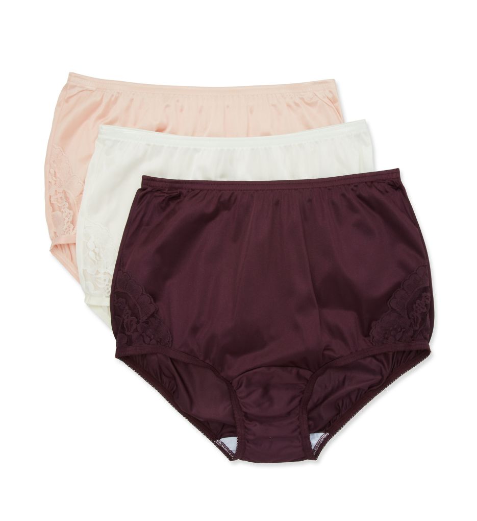 Perfectly Yours Lace Nouveau Brief Panty 3 Pack Multi 2116 12