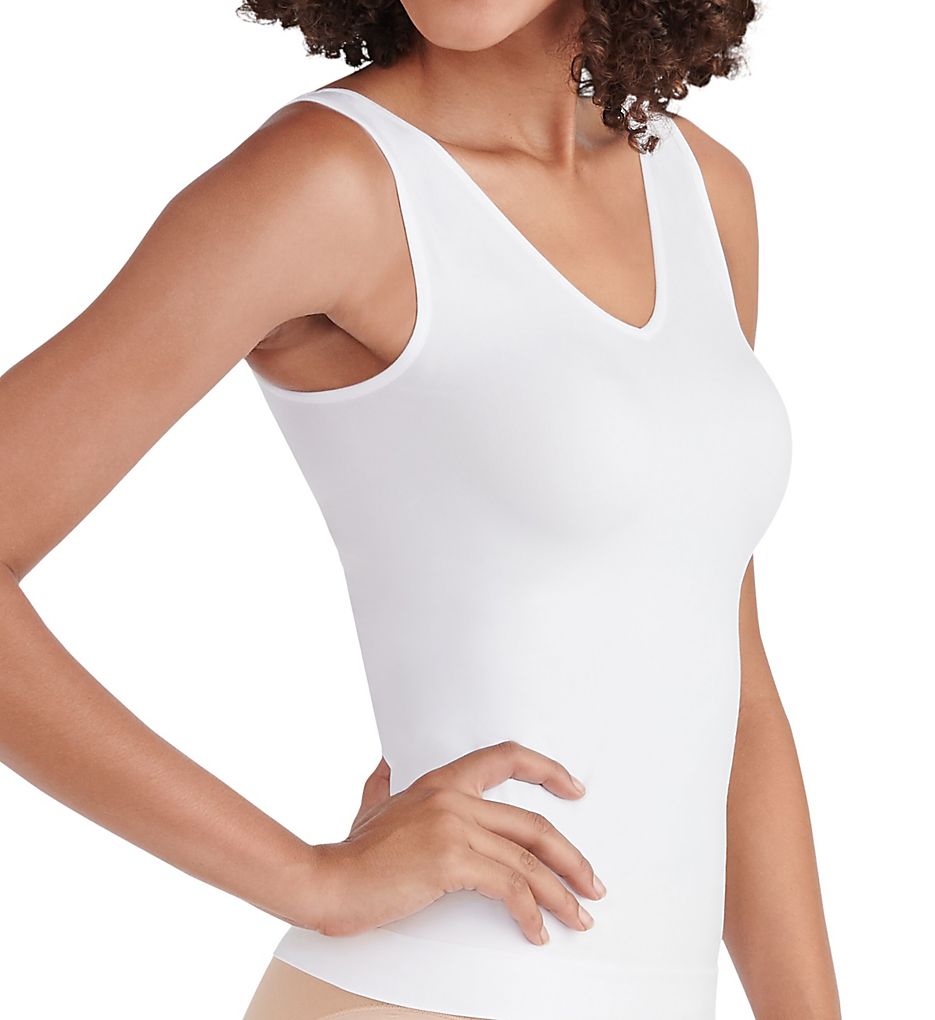 Seamless Smoothing Spin Tank Star White M
