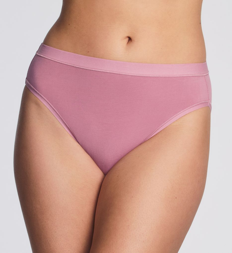 Understated Cotton Hi Cut Panty